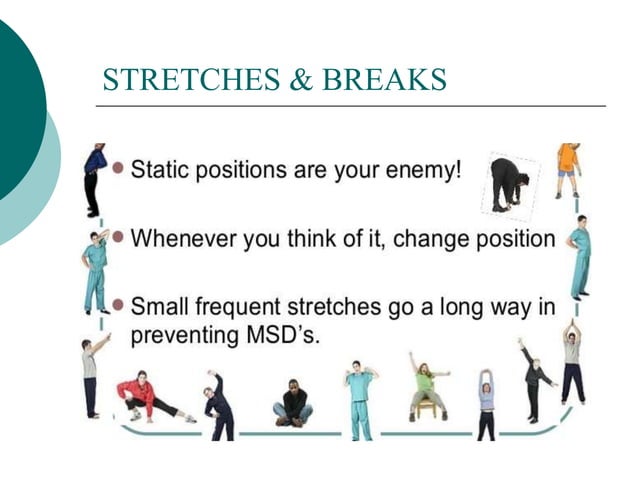 Ergonomics at workplace | PPTX | Physical Therapy | Wellness