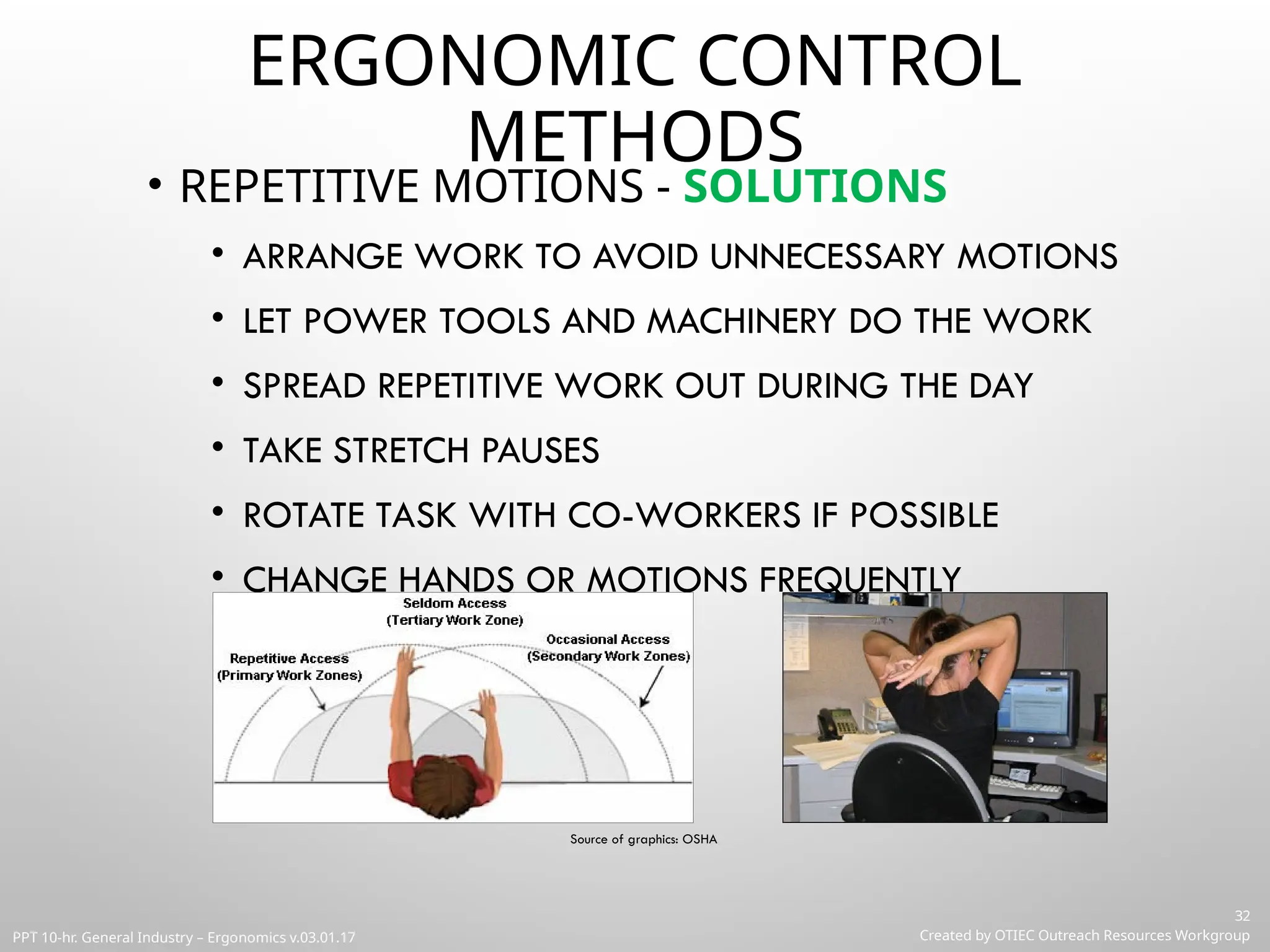 ergonomics awareness training package.pptx | Death, Injury, or Military Conflict | Sensitive Topics