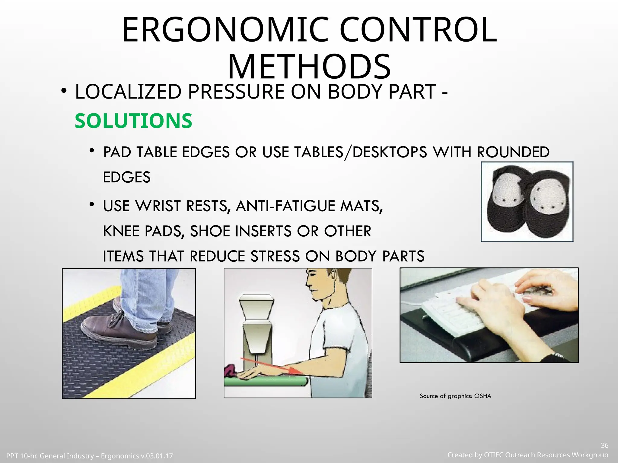 ergonomics awareness training package.pptx | Death, Injury, or Military Conflict | Sensitive Topics
