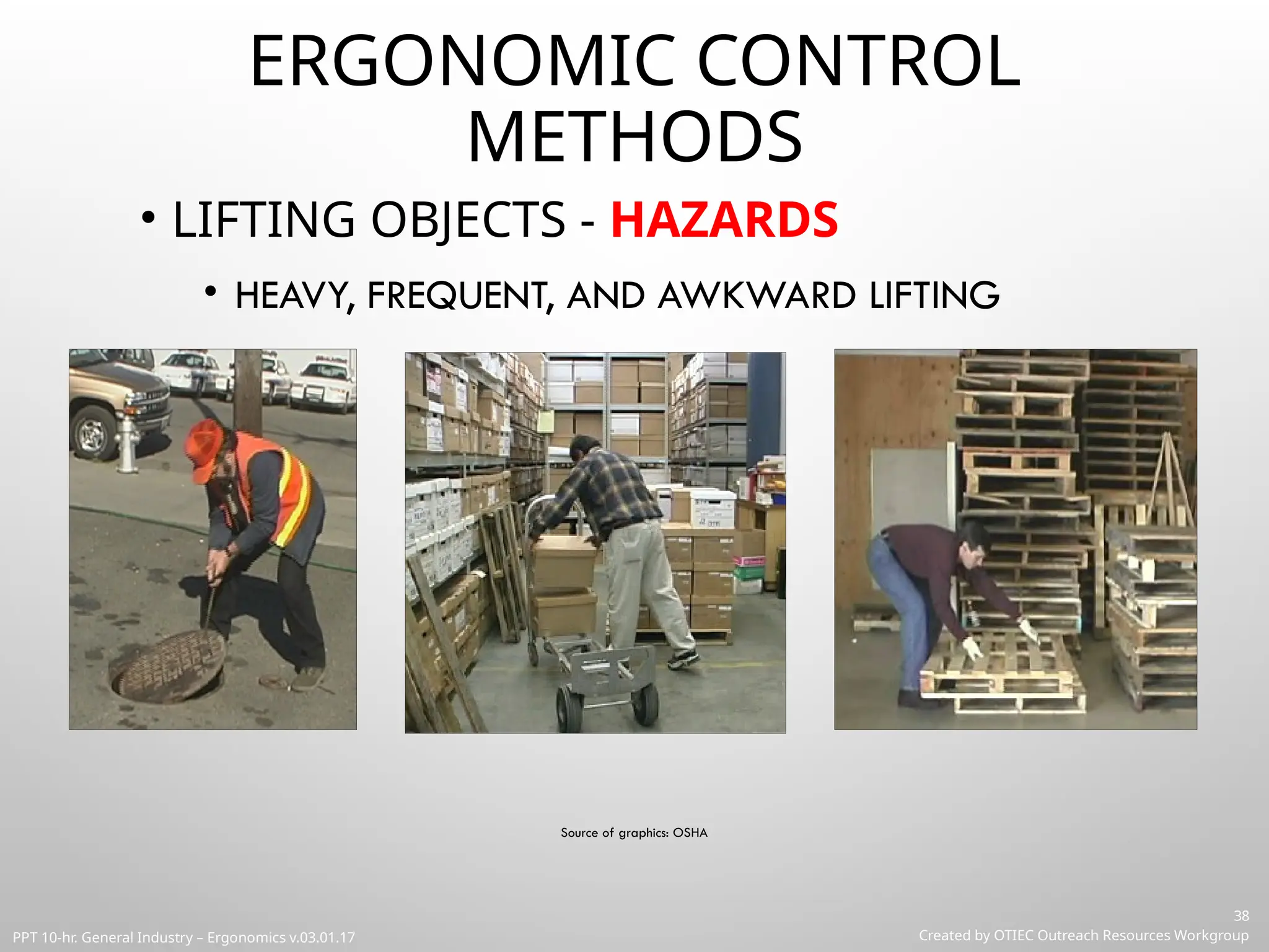 ergonomics awareness training package.pptx | Death, Injury, or Military Conflict | Sensitive Topics