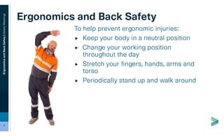Ergonomics and Back Safety PowerPoint 2025 | PPT