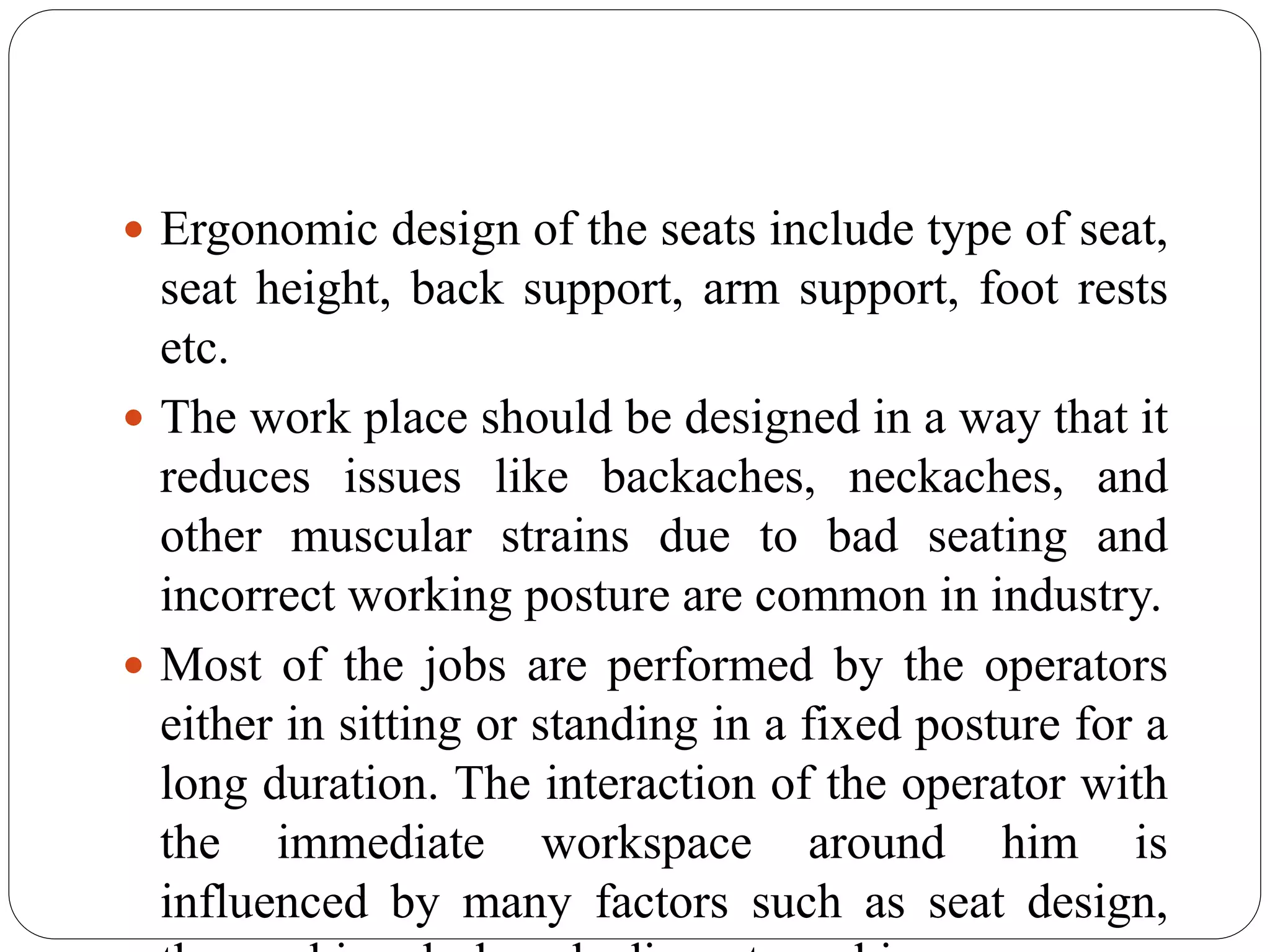Ergonomics, definition ,introduction ,advantages | PPTX