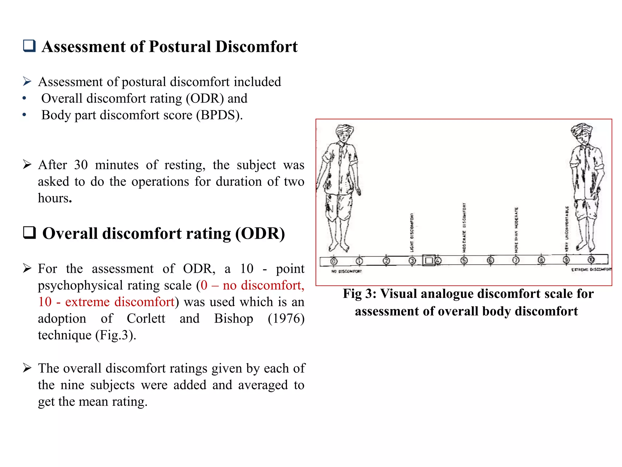 Ergonomics evaluation | PPTX