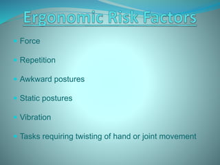 Ergonomics | PPTX