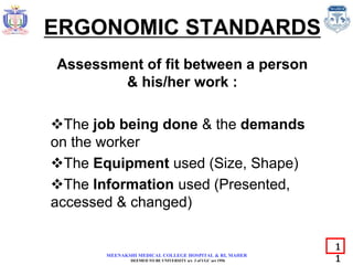 ERGONOMICS.pptx | Injuries | Diseases and Conditions