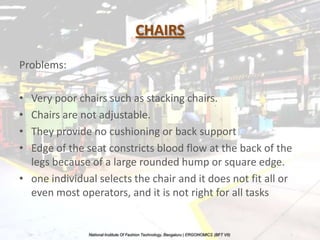 Ergonomics | Improvising Workstations | KTF Bangalore | PPT