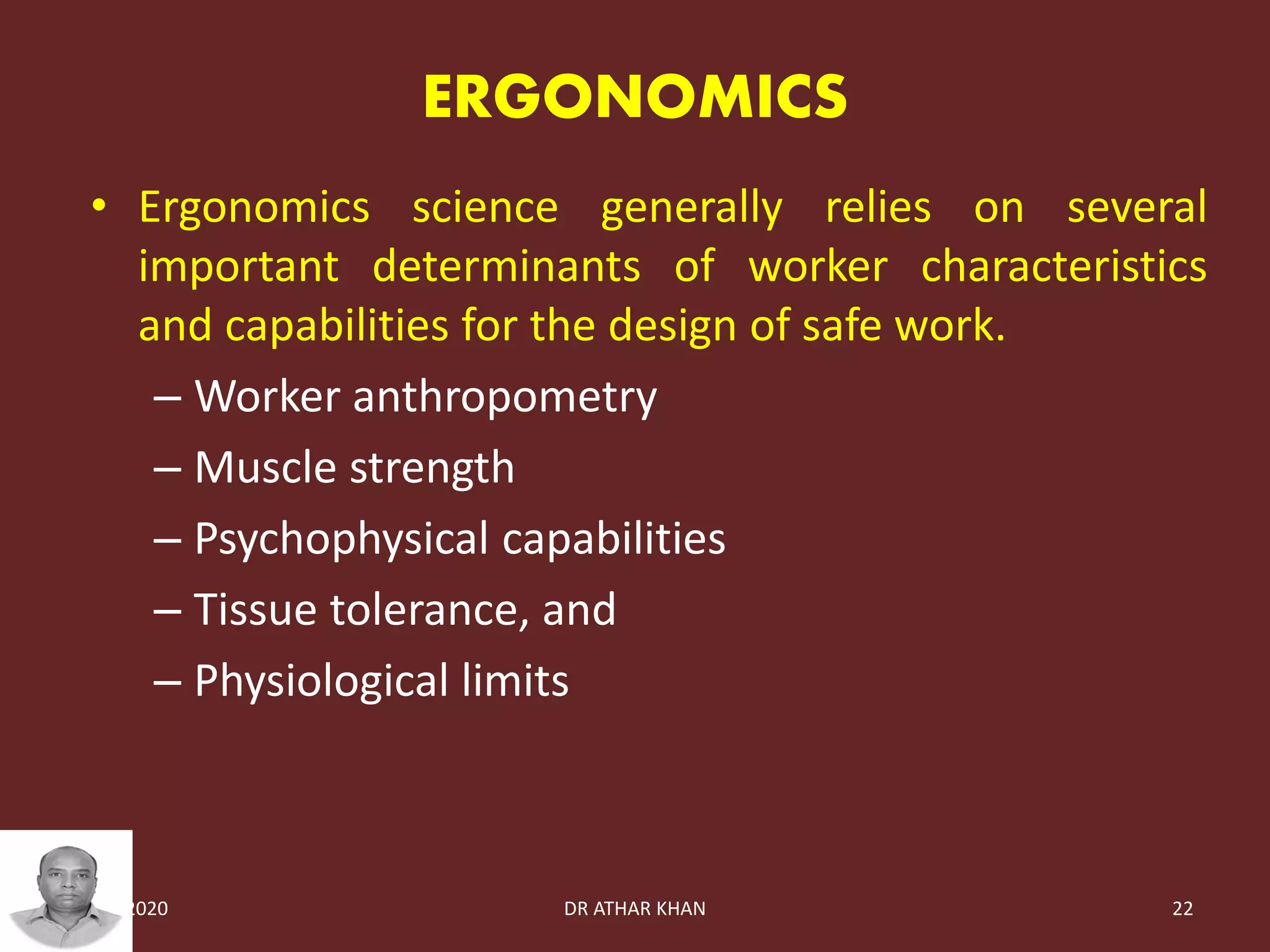 Ergonomics | PPT