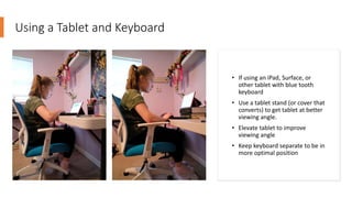 Ergonomics from home | PPTX