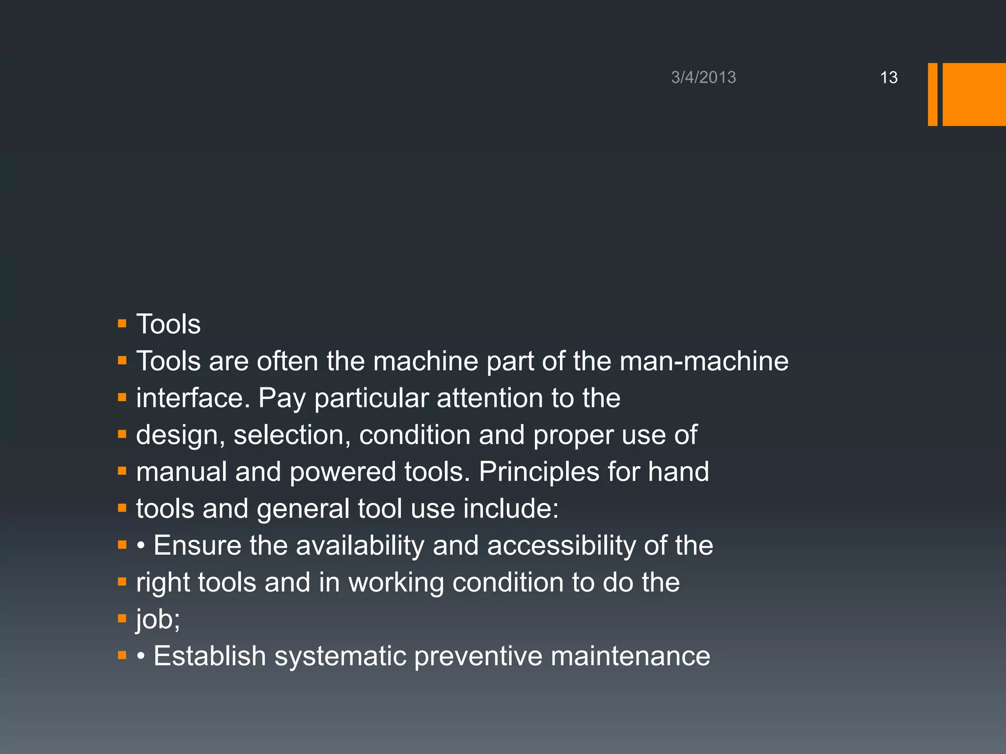 Ergonomics in construction | PPTX
