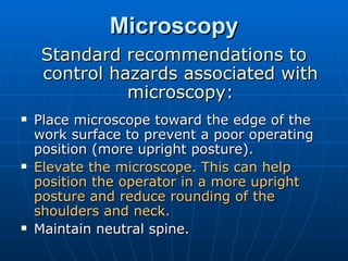 Ergonomics In Dissection | PPT | Death, Injury, or Military Conflict ...