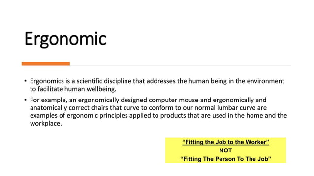 ERGONOMICS IN HEALTH CARE FOR NURSES AND PARAMEDICS | PPTX