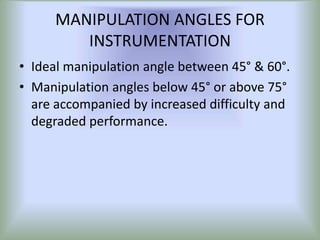Ergonomics in laparoscopic surgery | PPTX