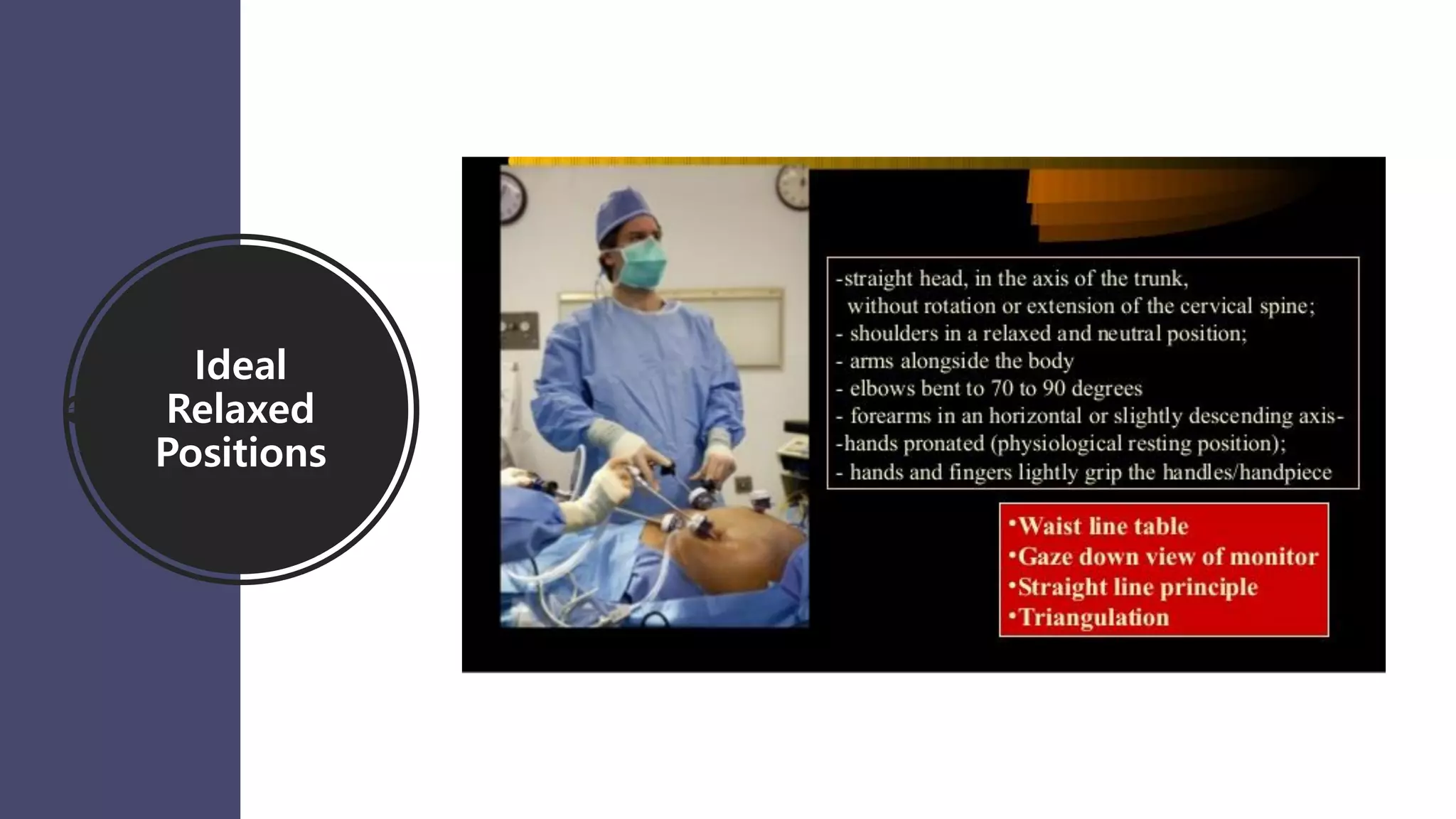Ergonomics in minimal access surgery | PDF