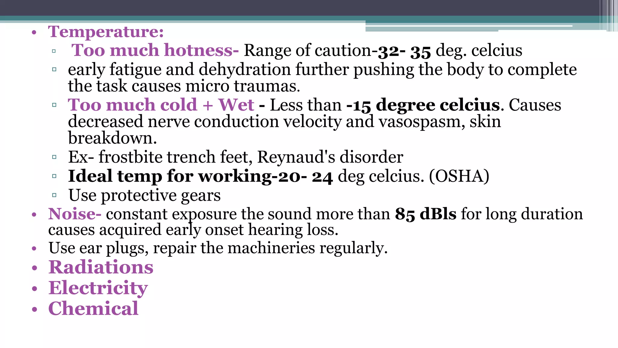 Ergonomics in Physiotherapy and Workplace | PPTX