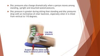 Ergonomics in sitting posture | PPTX