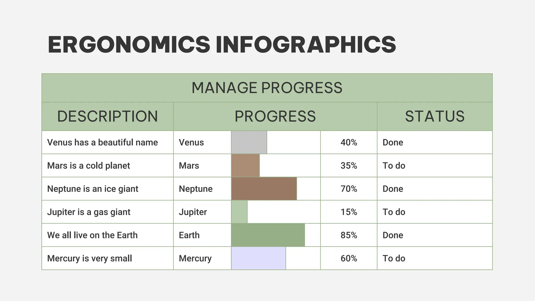 Ergonomics in the Workplace Consulting Toolkit Infographics by Slidesgo ...