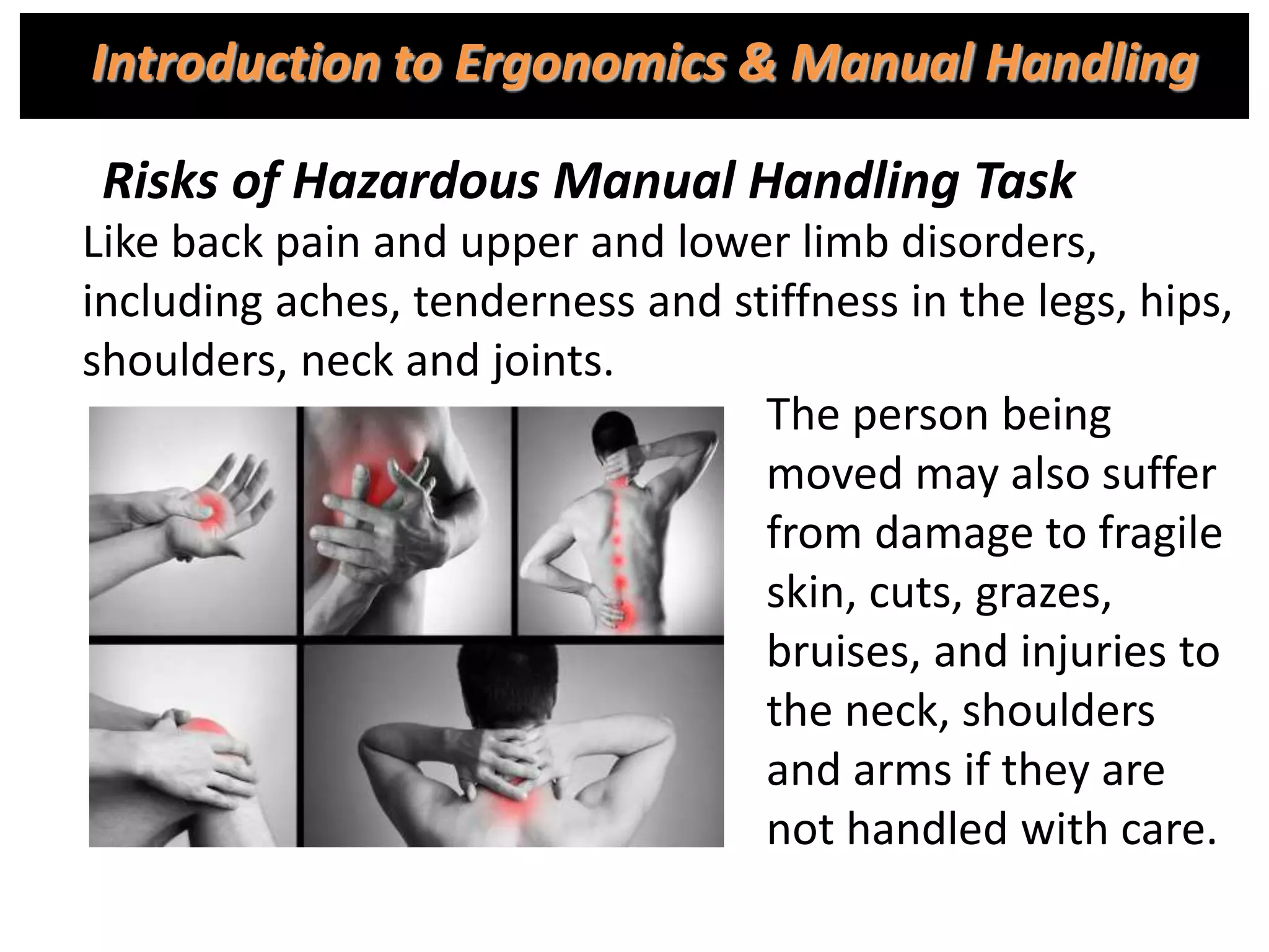 Ergonomics & Manual Handling | PPTX