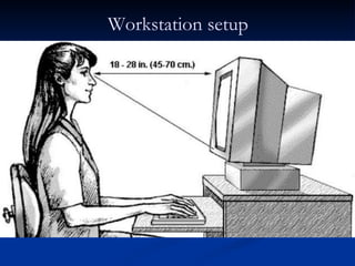 Ergonomics Of Computer Usage | PPT | Computer Peripherals | Computing