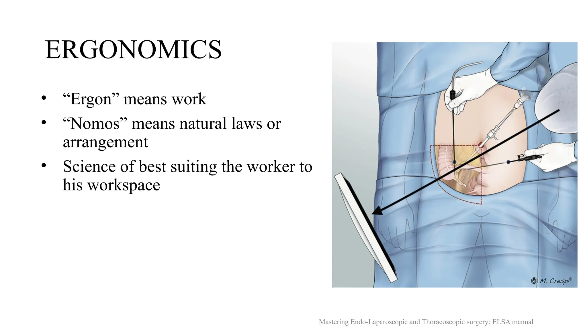 Ergonomics of laparoscopic surgery surgery | PPTX