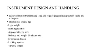 Ergonomics of laparoscopic surgery surgery | PPTX