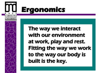 Ergonomics_Orientation Ergonomics_Orientation | PPT