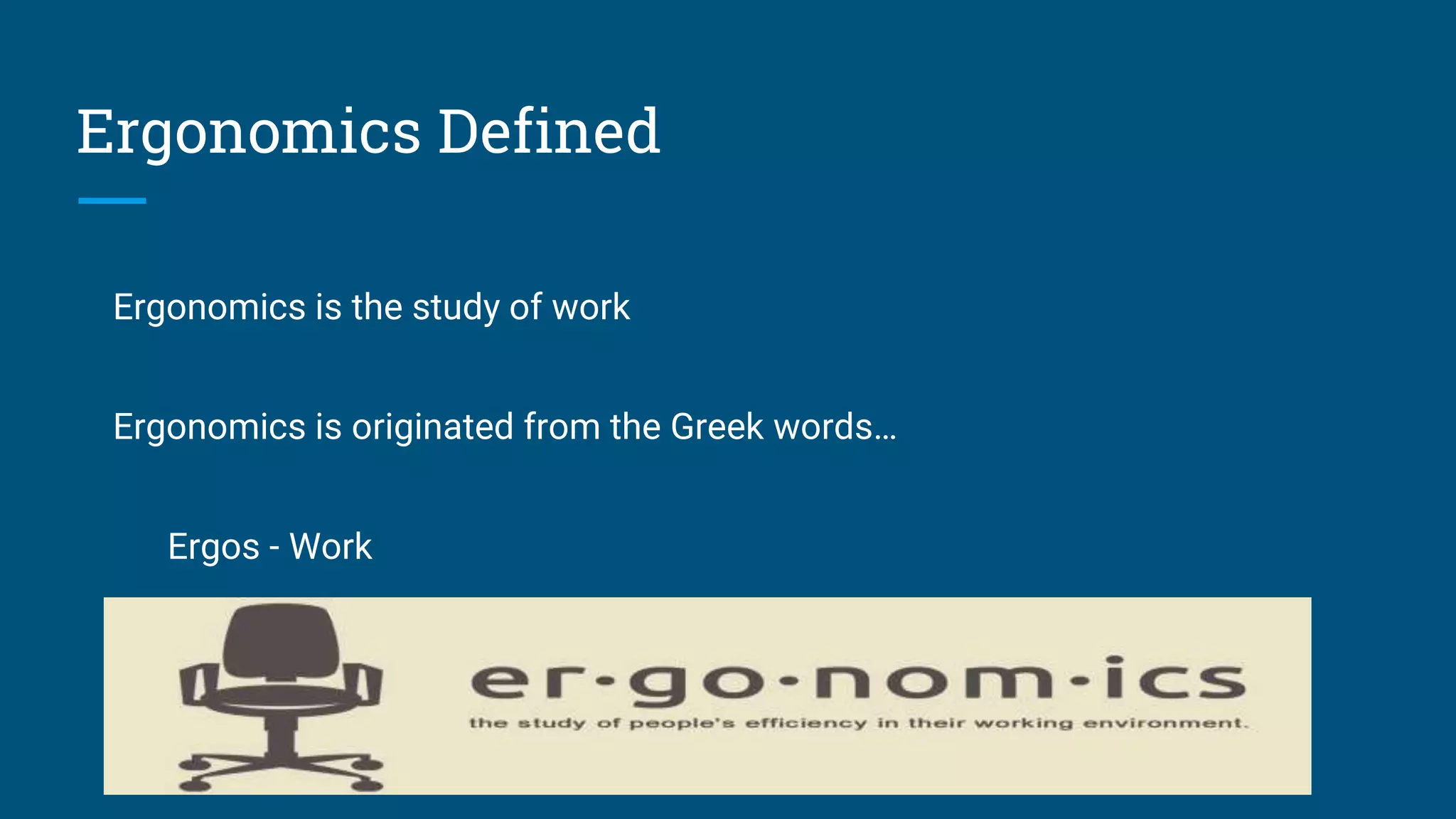 Ergonomics powerpoint | PPTX