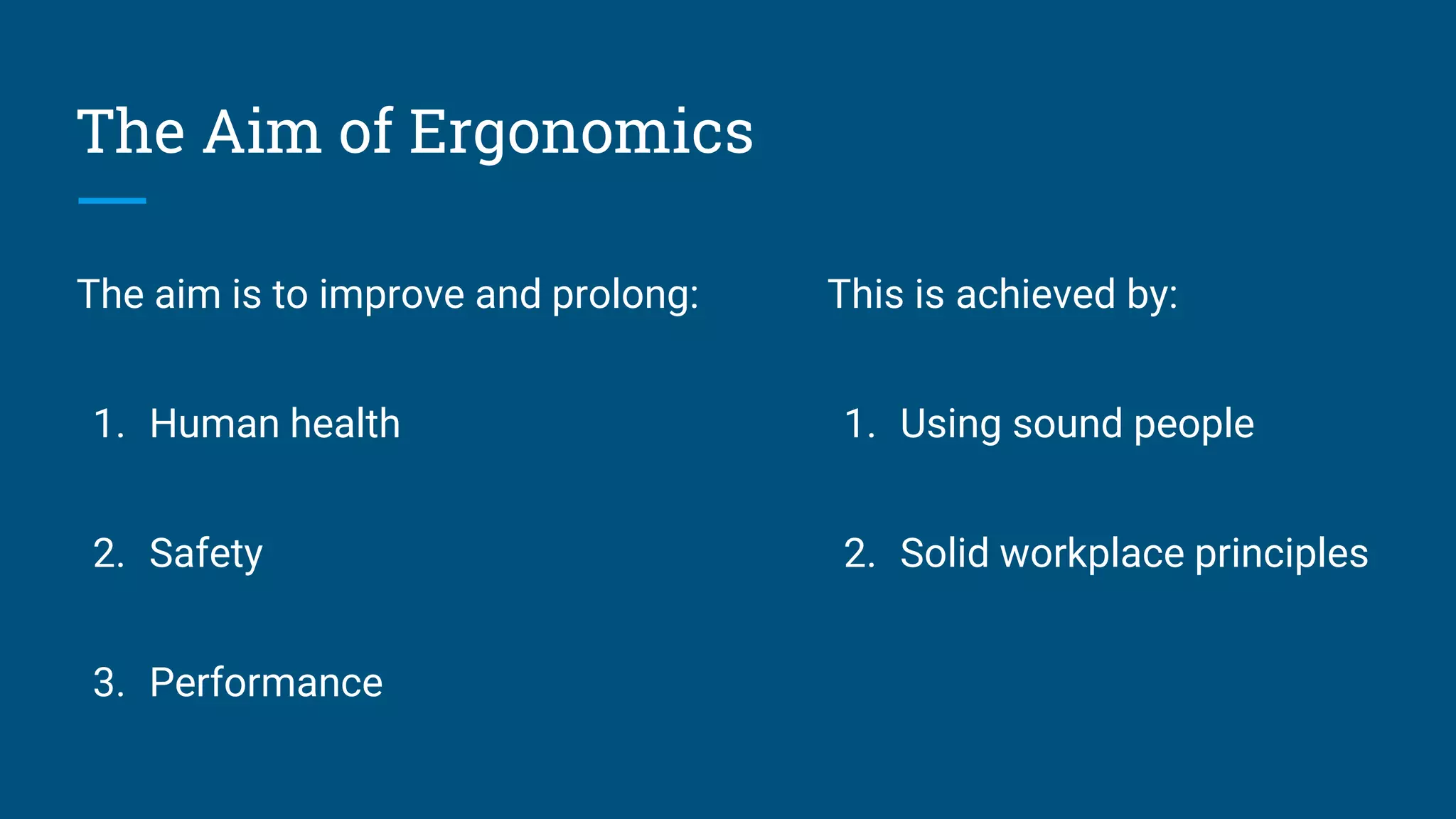 Ergonomics powerpoint | PPTX