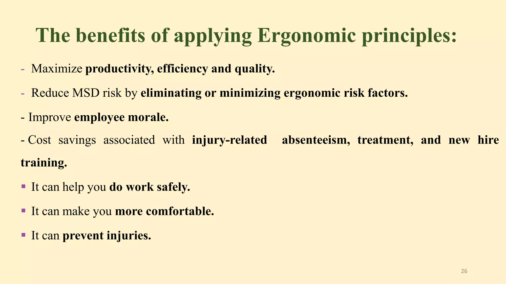 ERGONOMICS-LOGGING OPERATIONS | PPTX