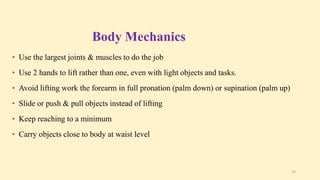 ERGONOMICS-LOGGING OPERATIONS | PPTX