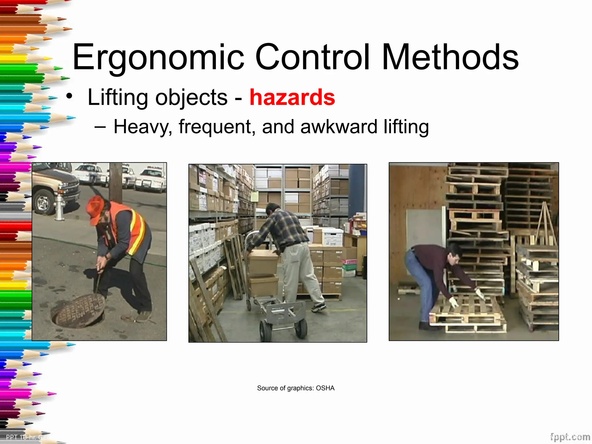 Basics of Ergonomics, risk factors and importance | PPTX | Death ...