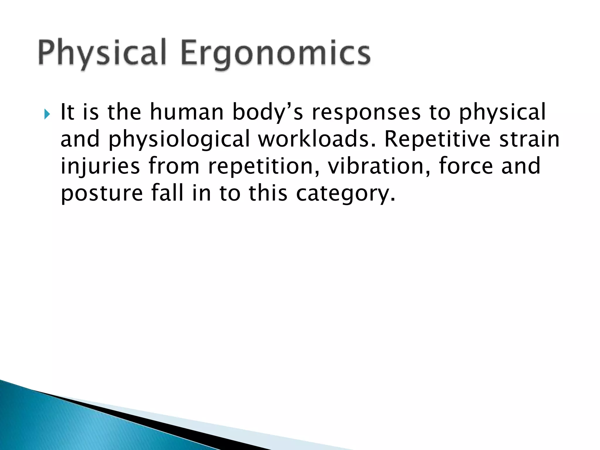 Ergonomics presentation | PPTX