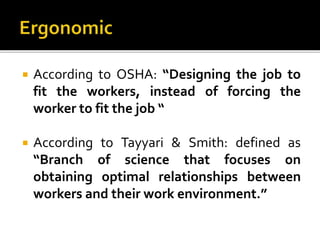 Ergonomic Principles For Nurses