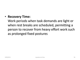 Ergonomics terms explained | PPTX
