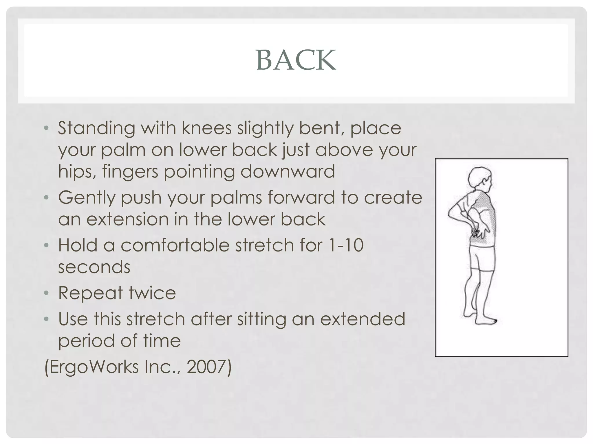 Ergonomic stretch breaks | PPSX