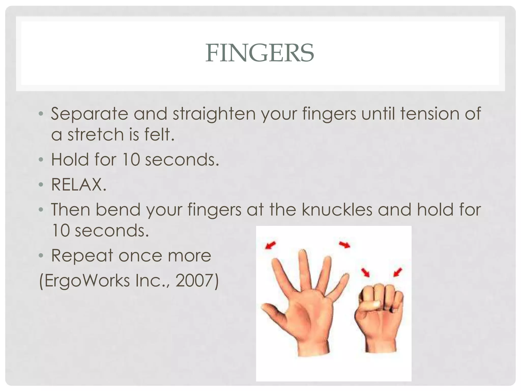 Ergonomic stretch breaks | PPSX