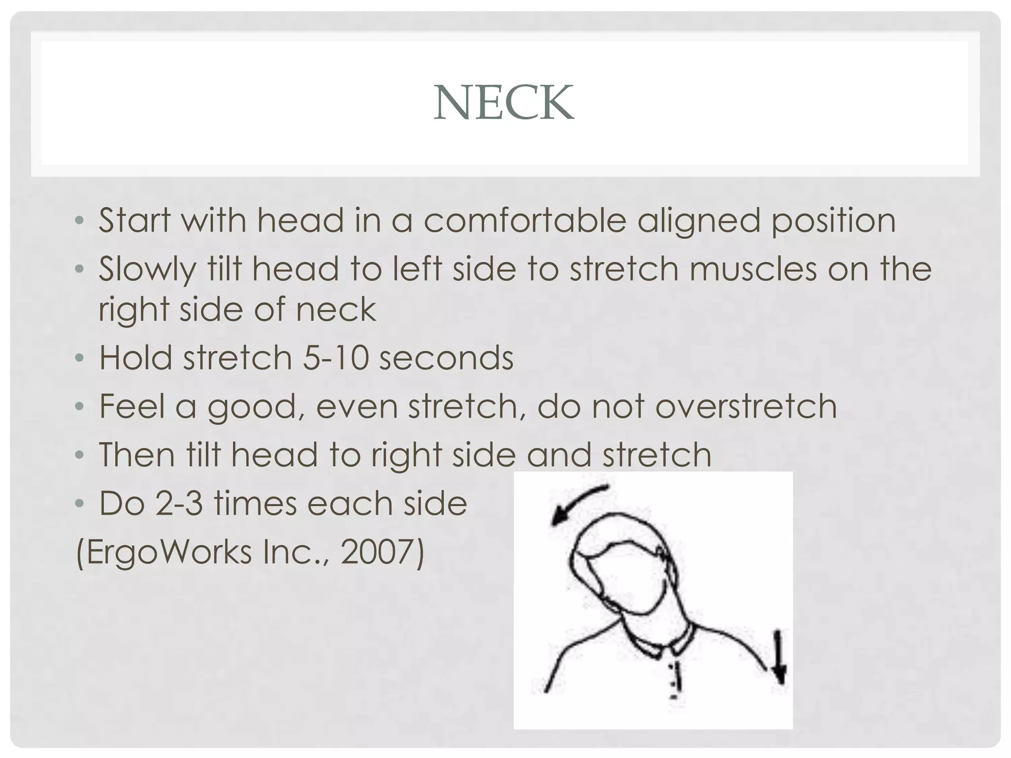 Ergonomic stretch breaks | PPSX