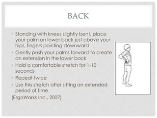 Ergonomic stretch breaks | PPSX