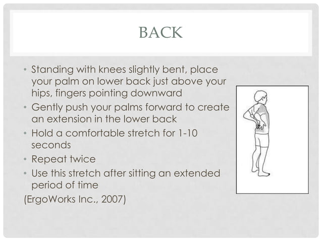 Ergonomic stretch breaks | PPSX