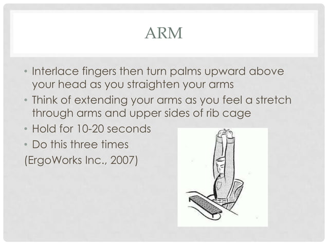 Ergonomic stretch breaks | PPT
