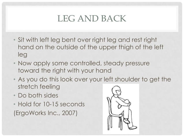 Ergonomic stretch breaks | PPSX