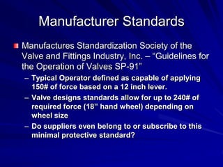 Ergonomics Valve Human Factors Engineering | PDF