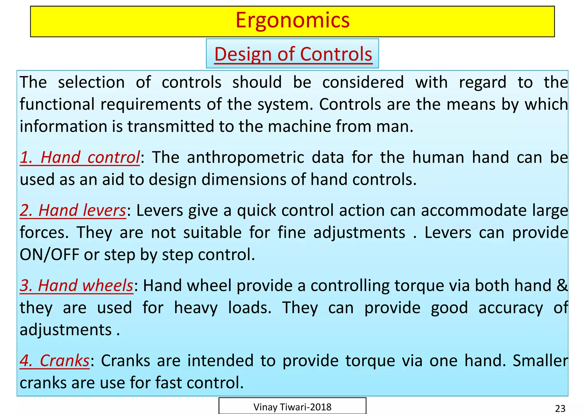 Ergonomics or Human Factors Engineering | PDF