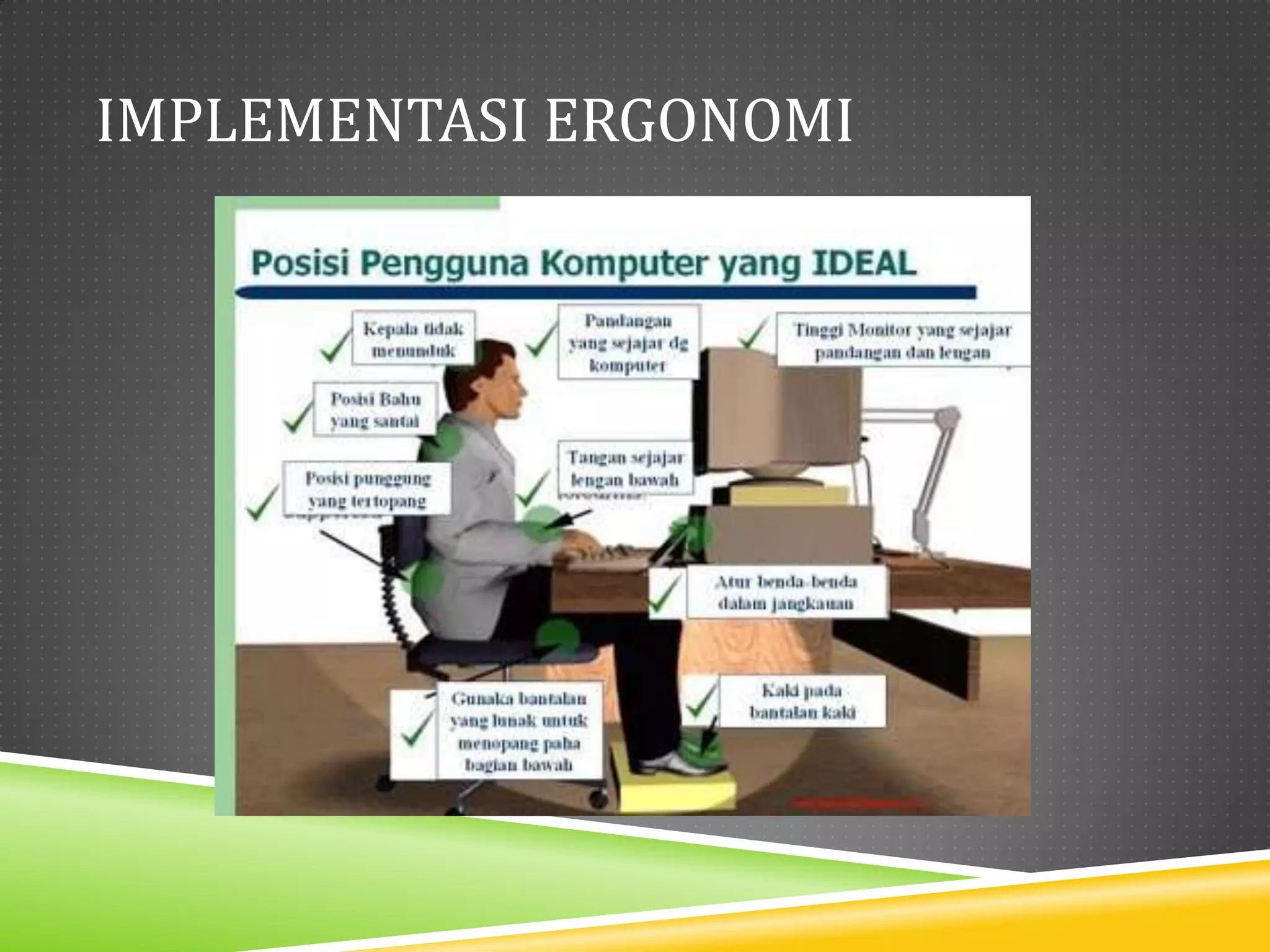 Ergonomi Dalam TI | PPTX
