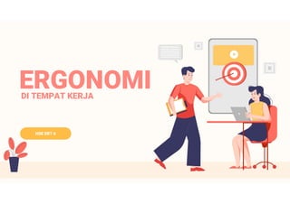 Ergonomi di Tempat Kerja dan beberapa pengaplikasiannya | PDF