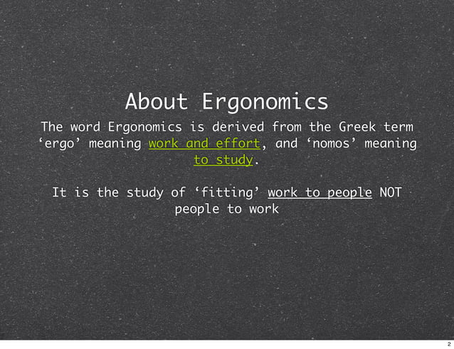 Ergo power point | PPT