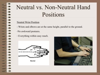 Ergo powerpoint | PPT | Computer Peripherals | Computing