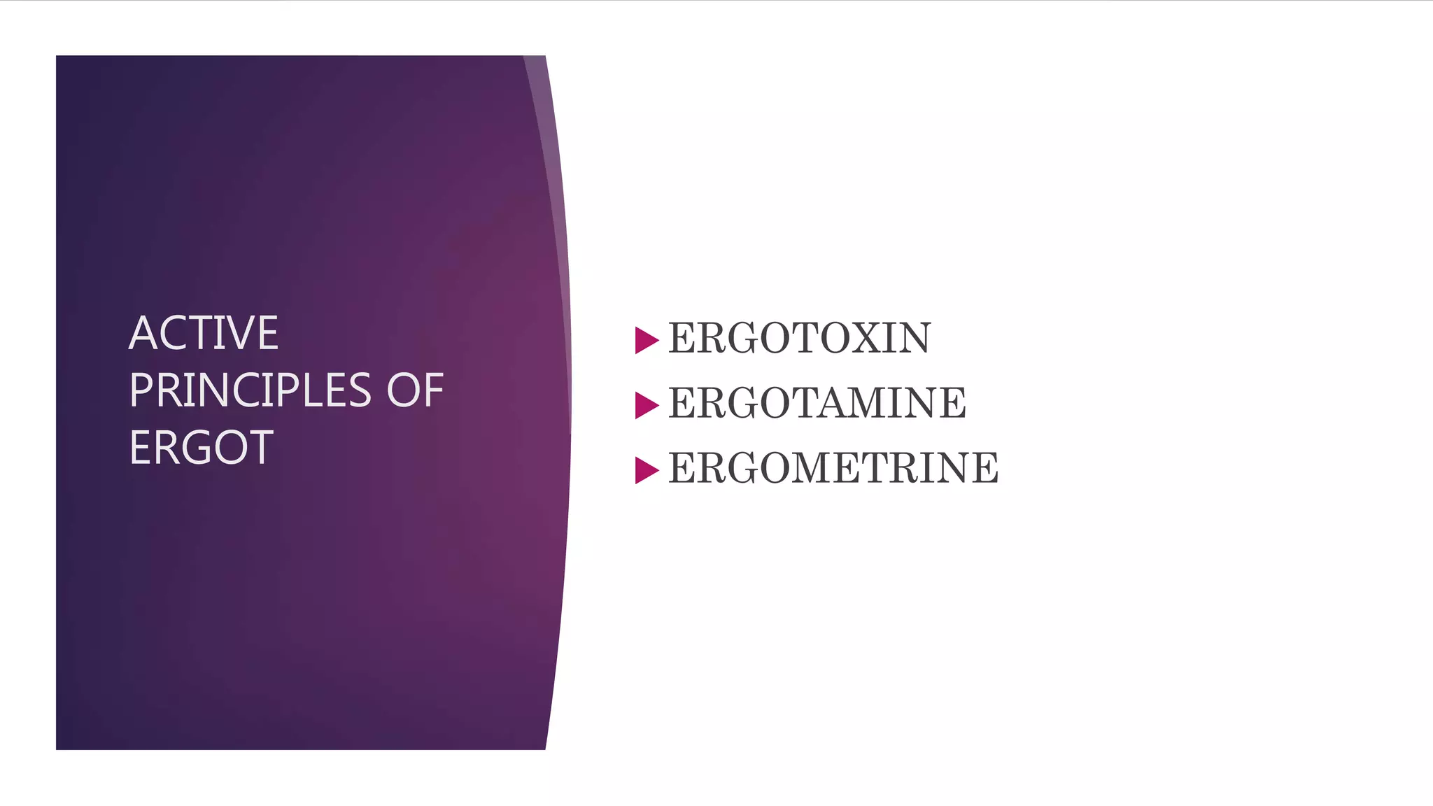 Ergot Poisoning | PPTX