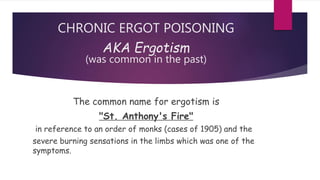 Ergot Poisoning | PPTX