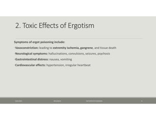 Ergot Drugs and chemical and appearance on the iris and their chemical ...