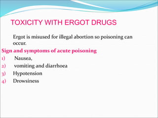 ERGOT ALKALOID.ppt